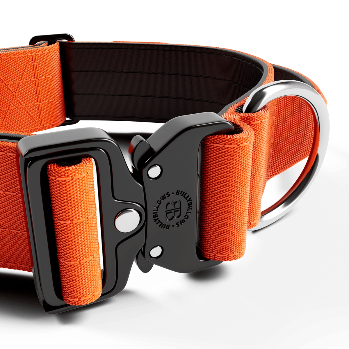 5cm Combat® Collar | With Handle & Secure Clip - Orange – BullyBillows ...