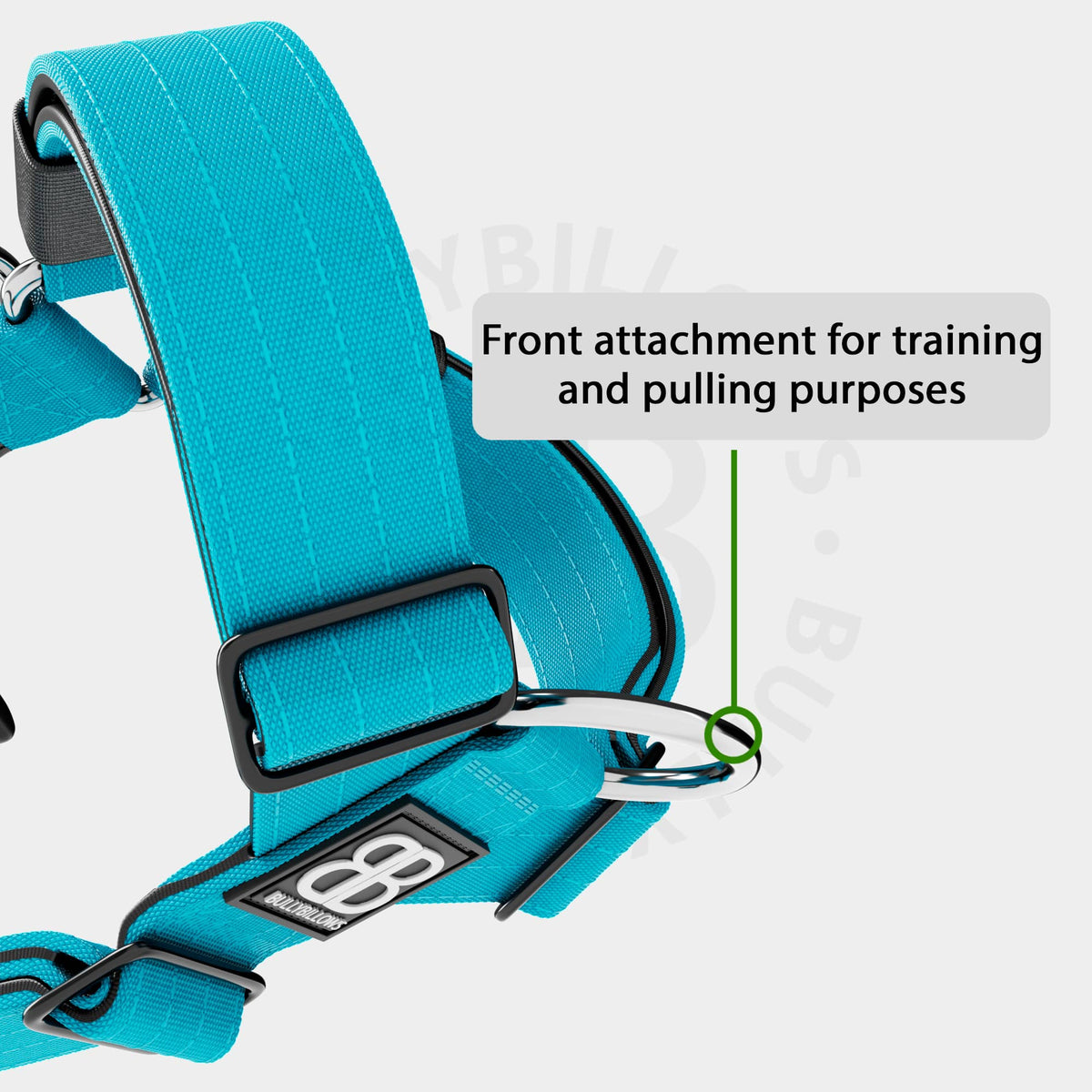 Training Anti Pull TRI-Harness® | M-XL Breeds - Light Blue ...